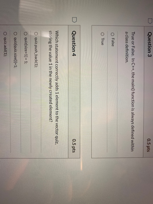 Solved Question 1 0.5 pts for Filenames used in the #Include | Chegg.com Solved Question 1 0.5 pts for Filenames used in the #Include | Chegg.com