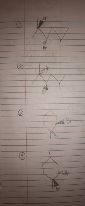 Solved 1.Draw the fisher projection and give name using | Chegg.com