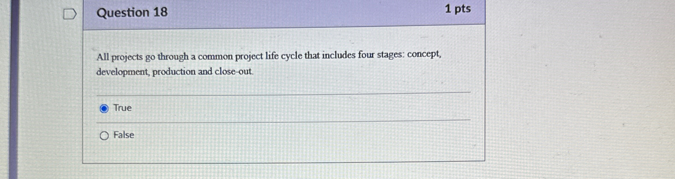 Solved Question 181 ﻿ptsAll projects go through a common | Chegg.com