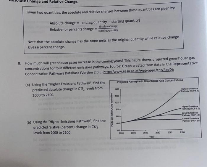 Solved Given two quantities, the absolute and relative | Chegg.com