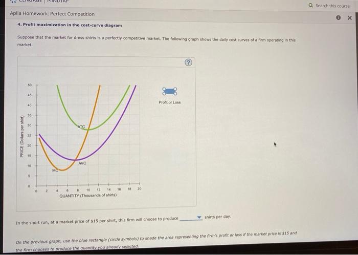 Solved Q Search this course Aplia Homework Perfect | Chegg.com