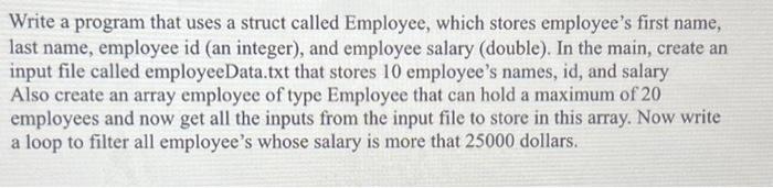Using C For Program1 Write Program That Used A