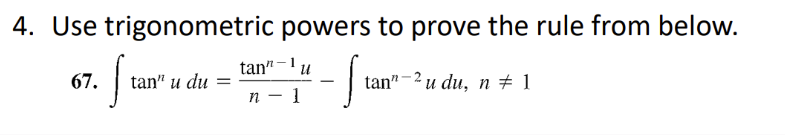 Solved Use trigonometric powers to prove the rule from | Chegg.com