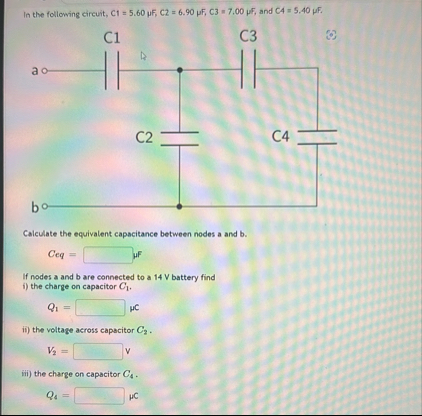 Solved In the following circuit, | Chegg.com