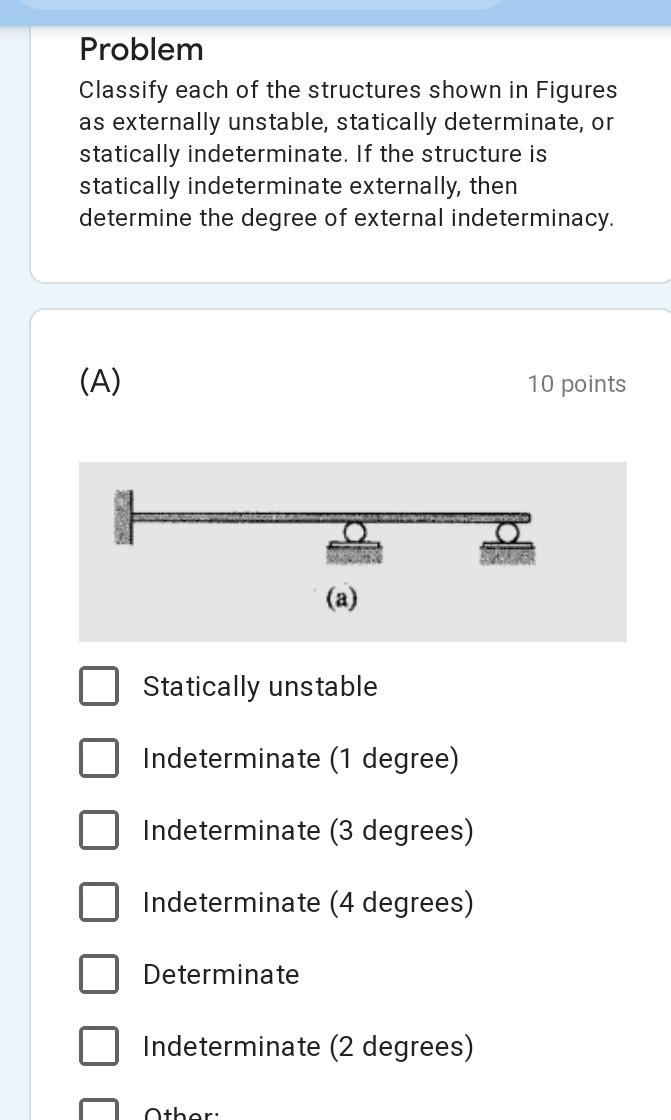 Solved Problem Classify each of the structures shown in | Chegg.com