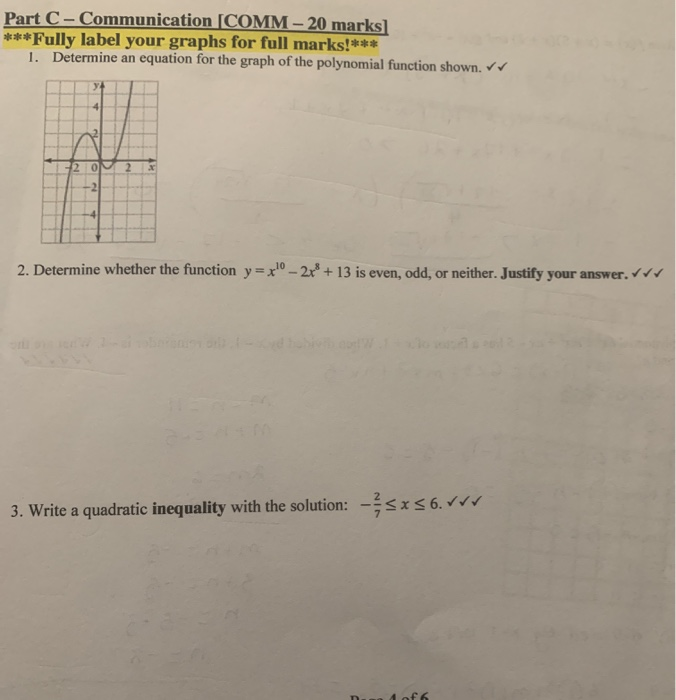 Solved Part C - Communication (COMM – 20 marks] ***Fully | Chegg.com