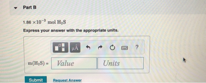 Solved Part A 18.6 mol HNO2 Express your answer with the | Chegg.com