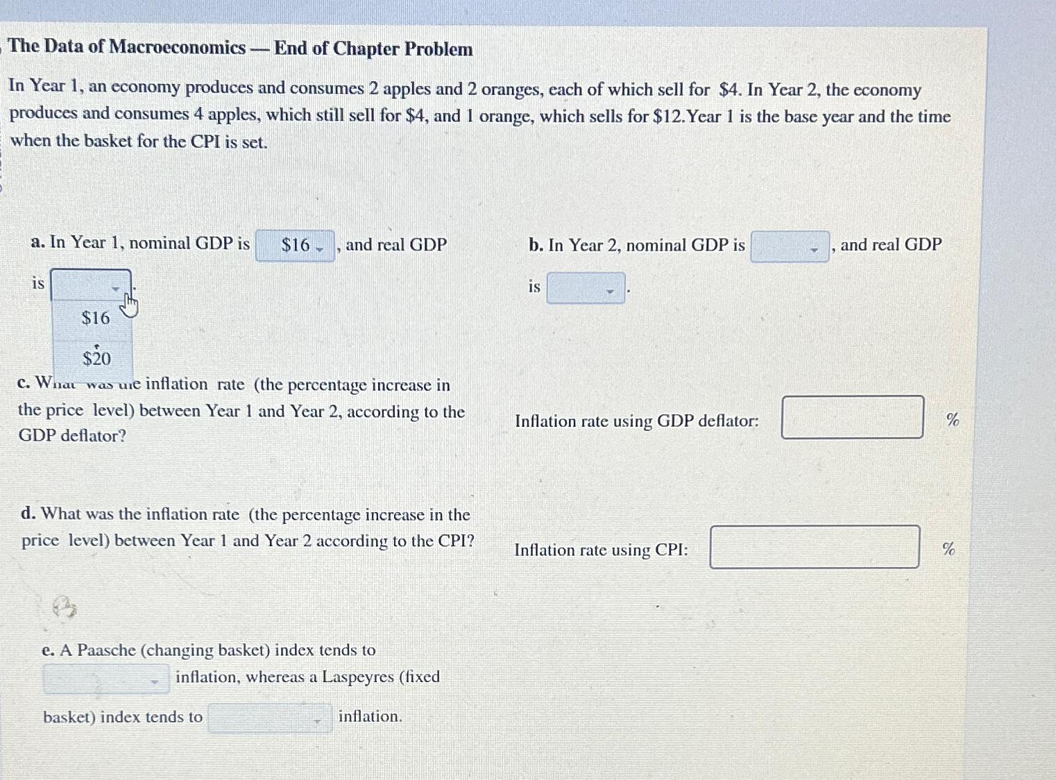 Solved The Data of Macroeconomics - ﻿End of Chapter | Chegg.com