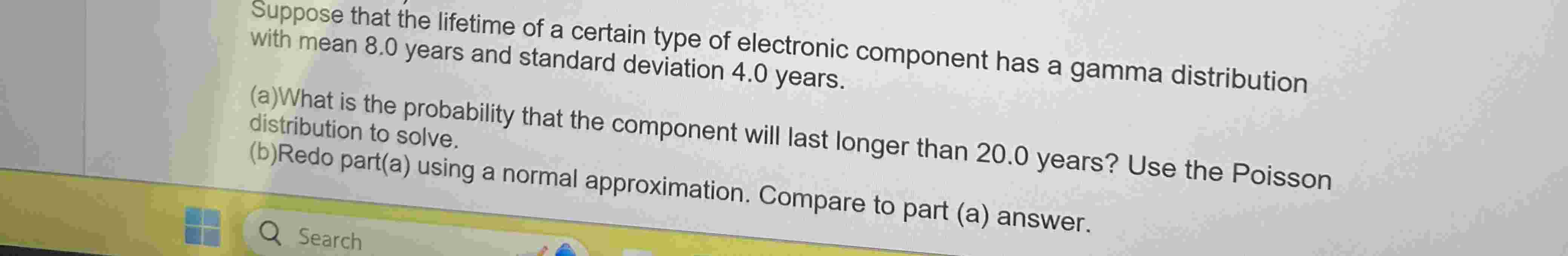 Suppose that the lifetime of a certain type of | Chegg.com