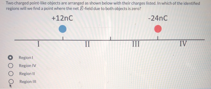 Solved Two charged point-like objects are arranged as shown | Chegg.com