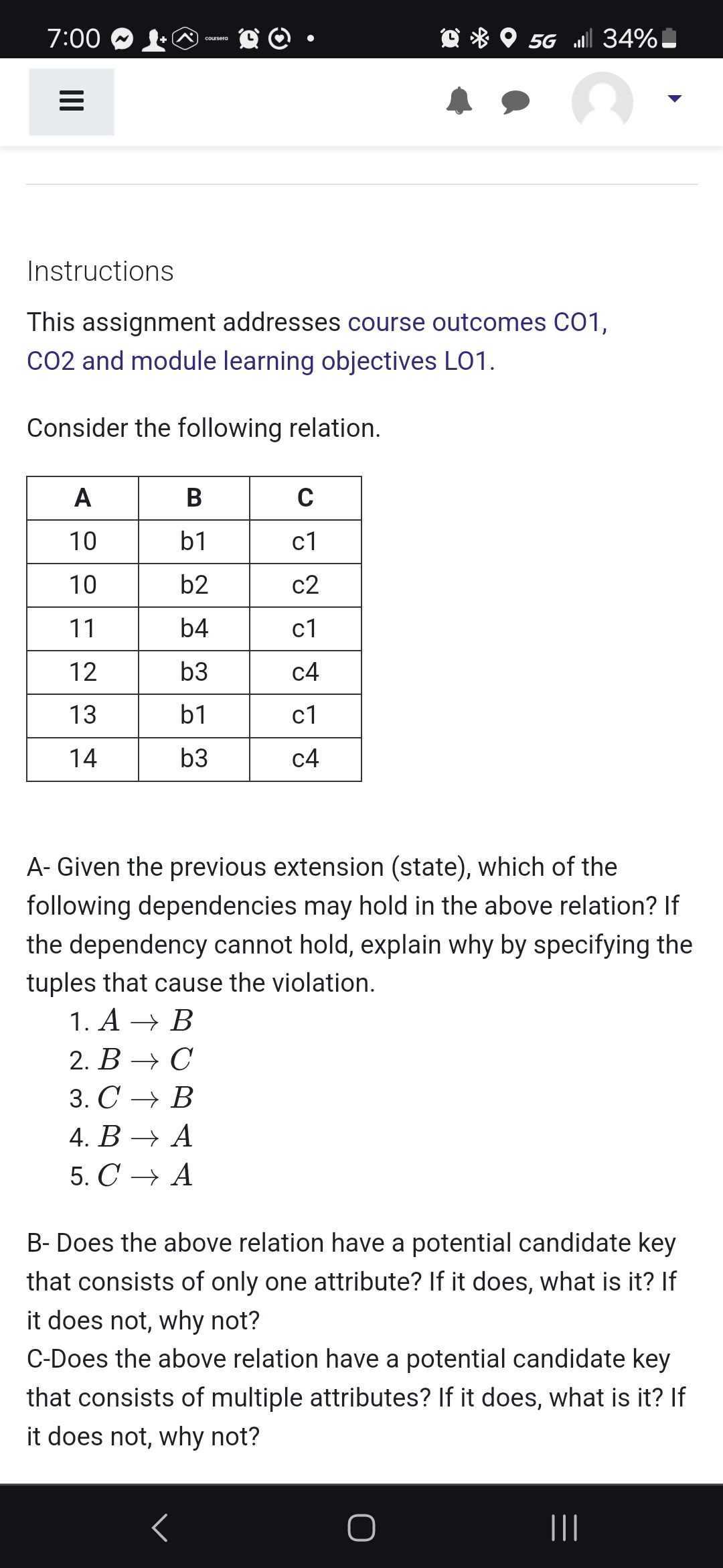 Solved InstructionsThis assignment addresses course outcomes | Chegg.com