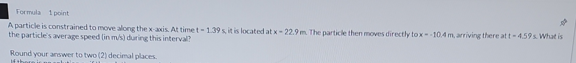 Solved A particle is constrained to move along the x-axis. | Chegg.com