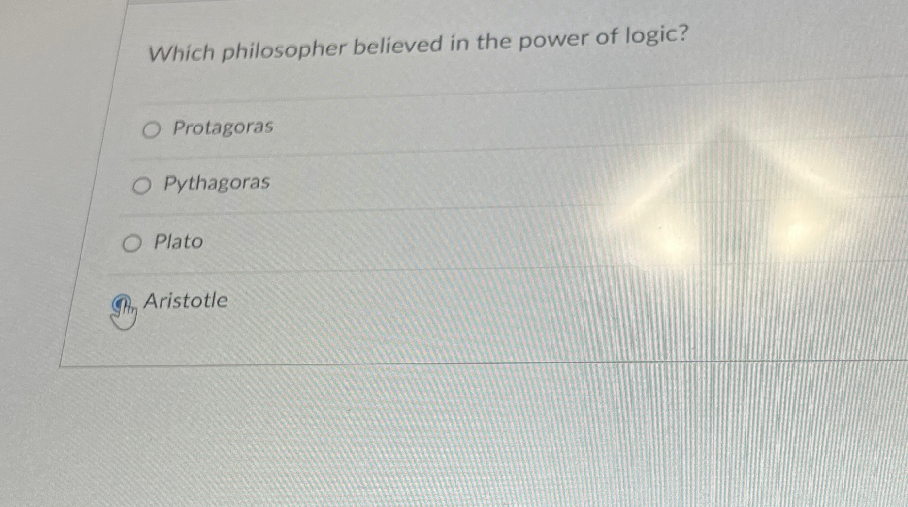 Solved Which philosopher believed in the power of | Chegg.com