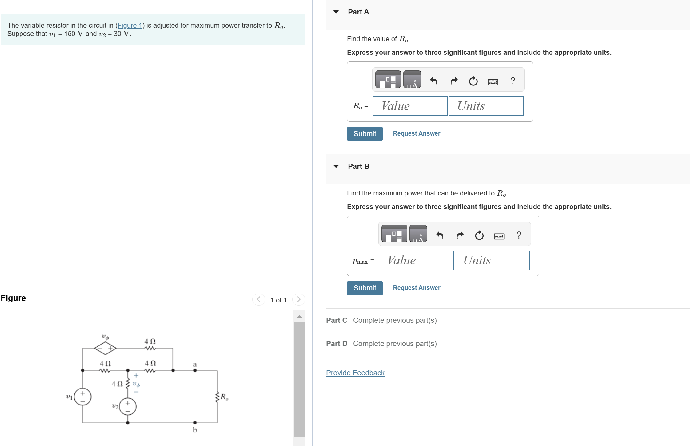 Solved Part AUse source transformations to ﻿find the current | Chegg.com