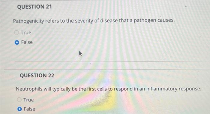 Solved Pathogenicity refers to the severity of disease that | Chegg.com