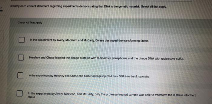 Solved Identify each correct statement regarding experiments | Chegg.com