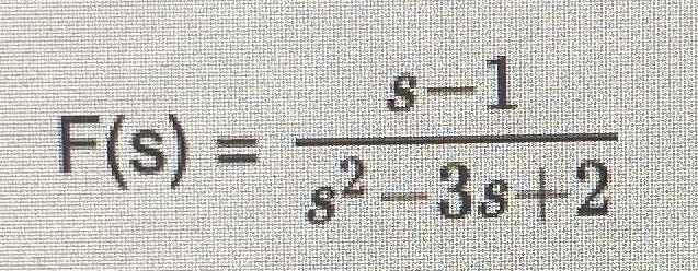 Solved use Laplace Transformation to convert s-domain to | Chegg.com