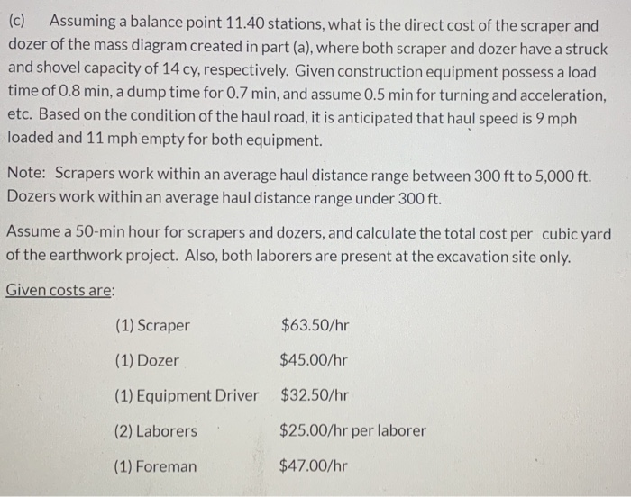 Using the average-end area method, determine the | Chegg.com