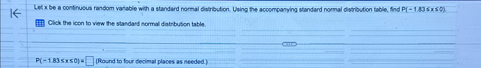 Solved Let x ﻿be a continuous random variable with a | Chegg.com