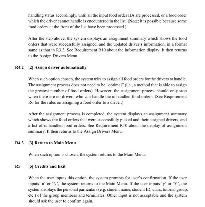 Solved SEHH2042 Computer Programming Group Project - Food | Chegg.com