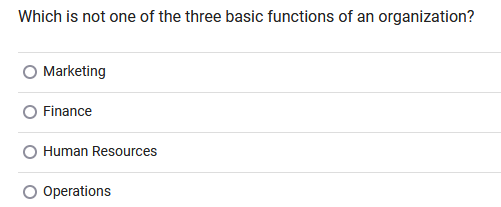 Solved Which is not one of the three basic functions of an | Chegg.com