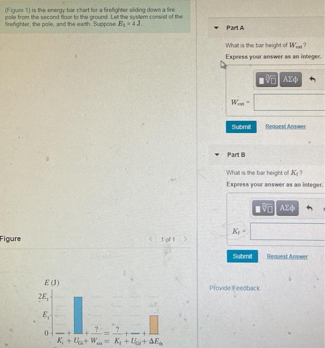 Solved (Figure 1) is the energy bar chart for a firefighter | Chegg.com