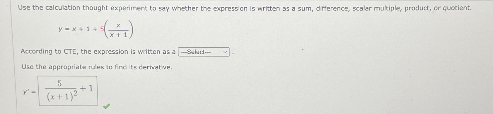 Solved Use the calculation thought experiment to say whether | Chegg.com