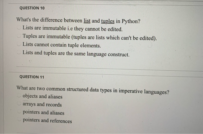 Solved QUESTION 8 What is one design issue for iterative | Chegg.com