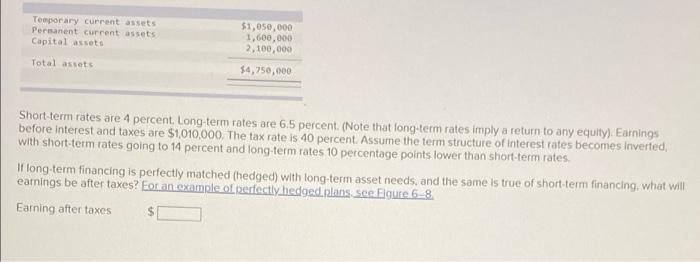 Solved Temporary current assets Permanent current assets | Chegg.com