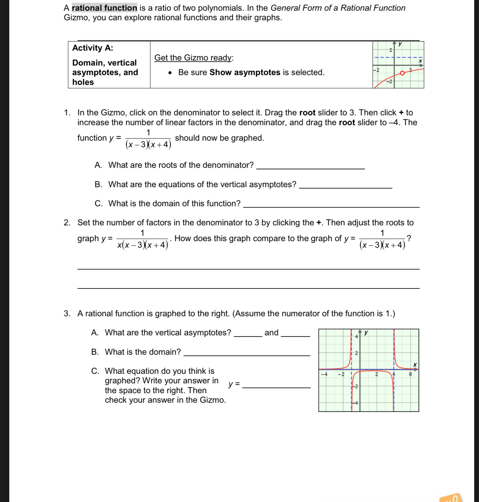 Solved A rational function is a ratio of two polynomials. In | Chegg.com