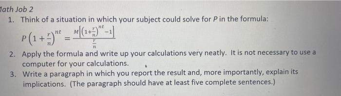 Solved I am so confused what thus equation is asking me to | Chegg.com