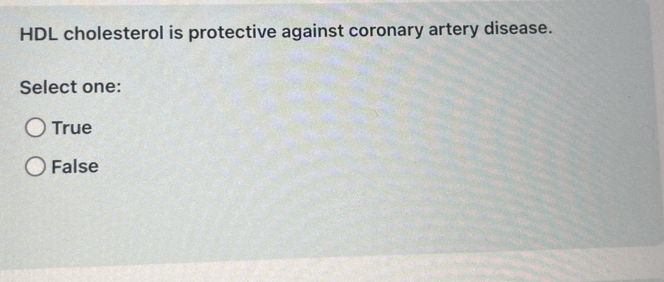Solved HDL cholesterol is protective against coronary artery | Chegg.com