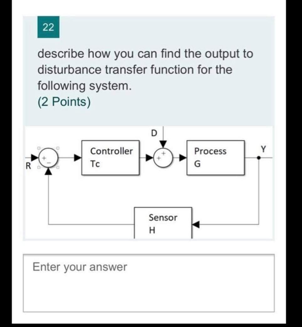 Solved 22 describe how you can find the output to | Chegg.com