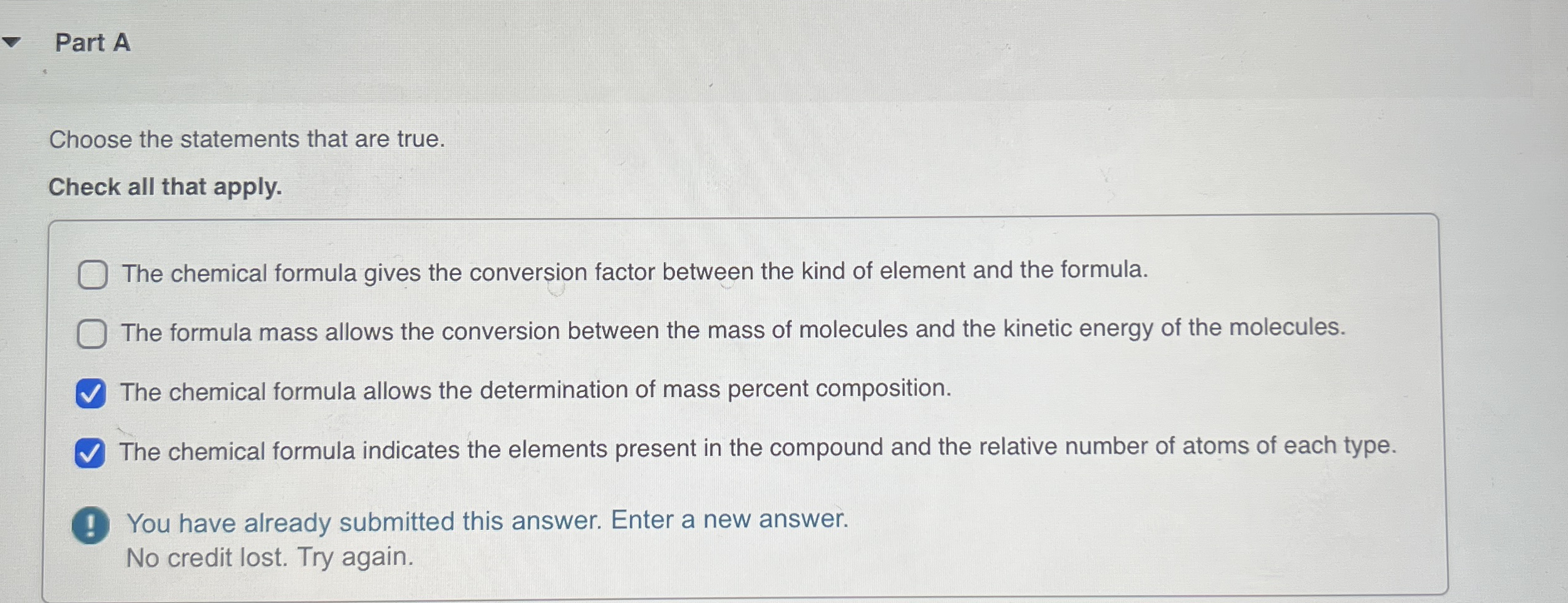 Solved Part AChoose the statements that are true.Check all | Chegg.com