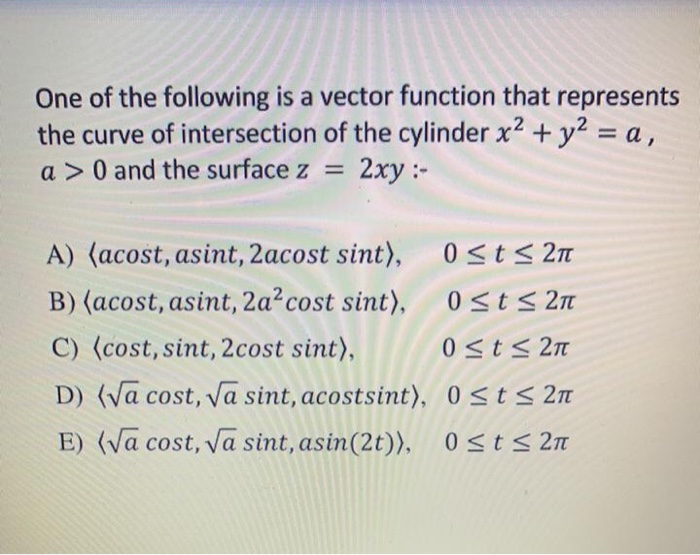 Solved If r' (t) = and - (+) = | Chegg.com
