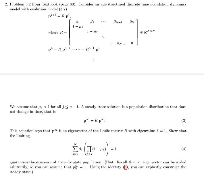 Solved 2. Problem 3.2 from Textbook (page 80). Consider an | Chegg.com