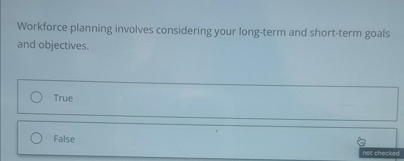 Solved Workforce planning involves considering your | Chegg.com