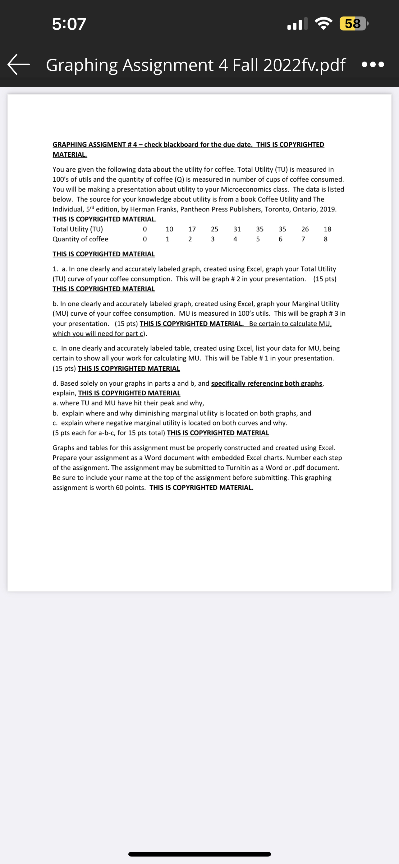 5:0758larr Graphing Assignment 4 ﻿Fall | Chegg.com