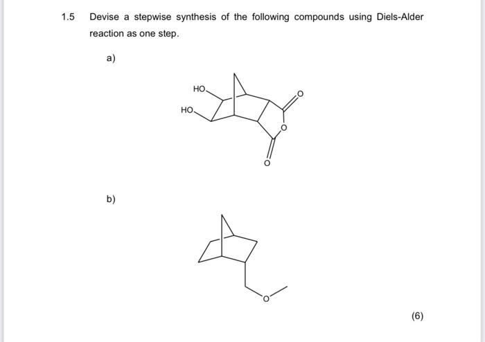 Solved 5 Devise a stepwise synthesis of the following | Chegg.com