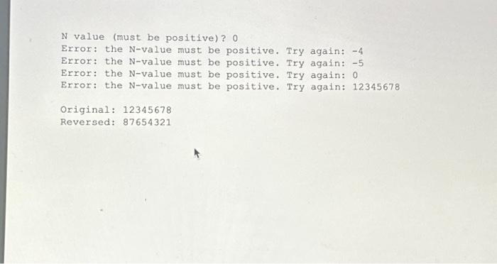 Solved Reverse Number Overview For this daily, write a | Chegg.com