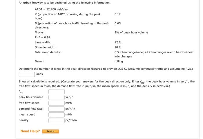 Solved lanes Show all calculations required. (Calculate your | Chegg.com