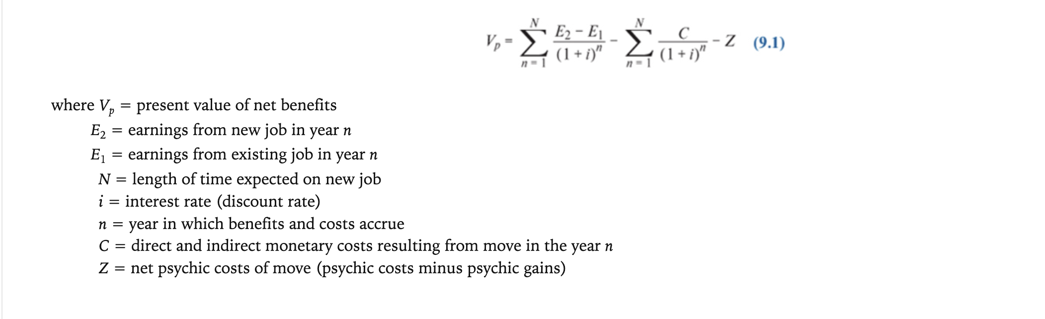 Solved Use Equation 9.1 to ﻿explain the likely effect of | Chegg.com
