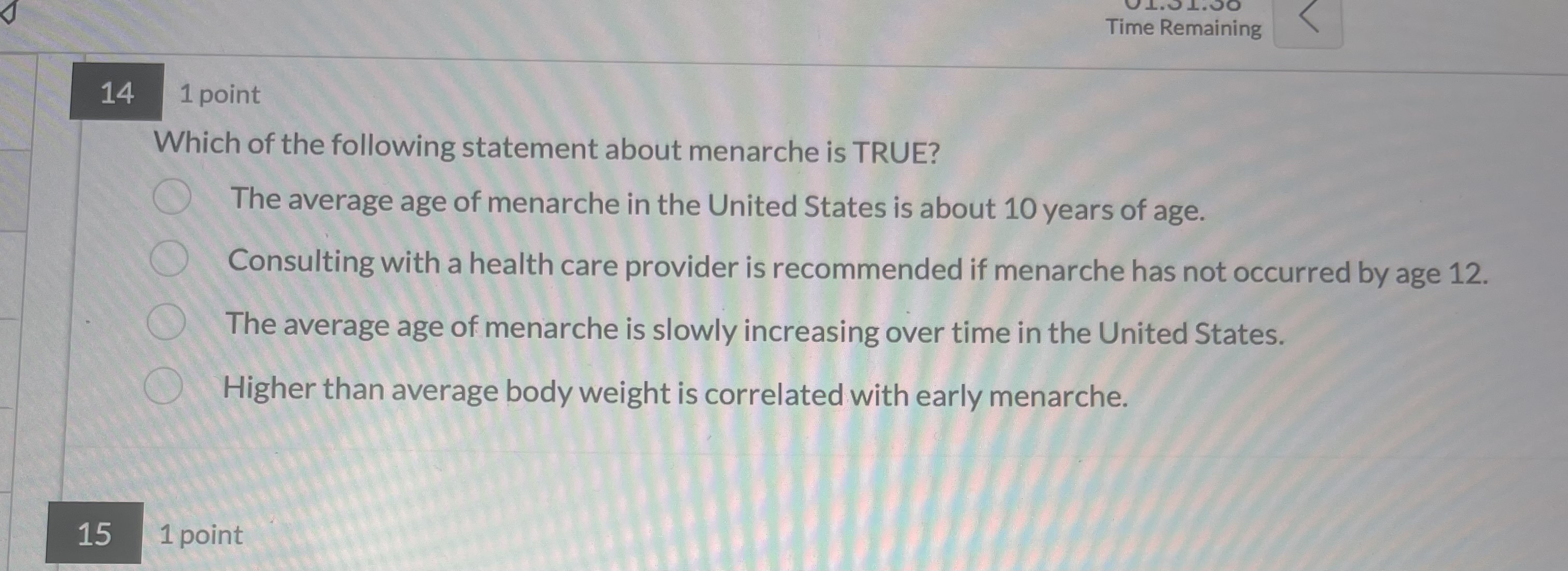 Solved 141 ﻿pointWhich of the following statement about | Chegg.com
