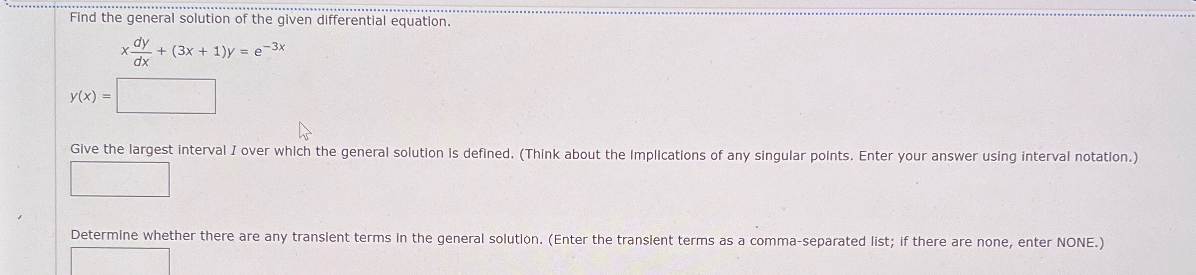 Solved Find the general solution of the given differential | Chegg.com