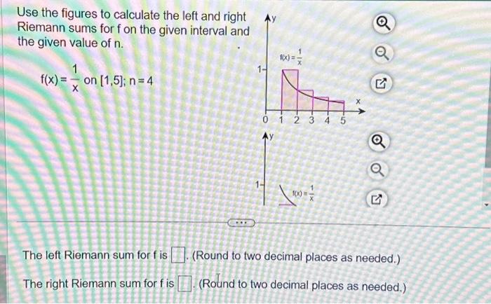 Solved Use the figures to calculate the left and right | Chegg.com