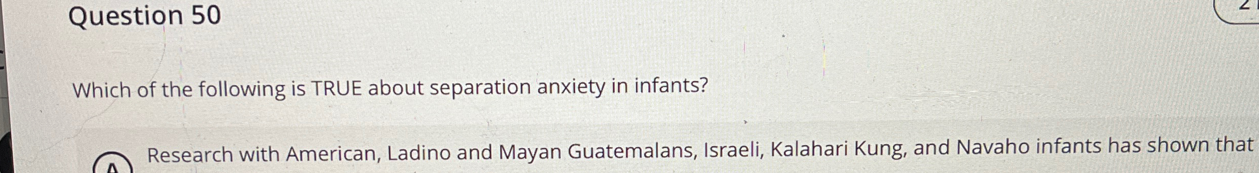 Solved Question 50Which of the following is TRUE about | Chegg.com