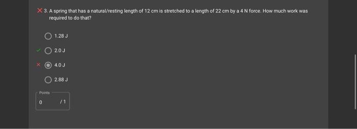 Solved (3. A spring that has a natural/resting length of 12 | Chegg.com