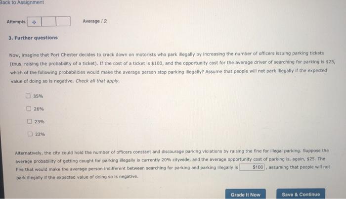 Solved Back to Assignment Attempts Average/2 3. Further | Chegg.com