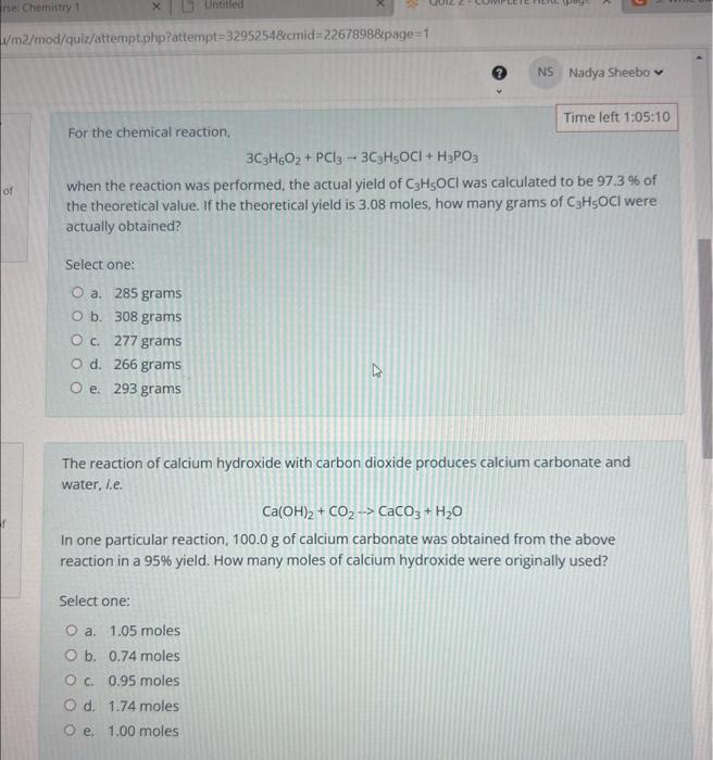Solved For the chemical reaction. | Chegg.com