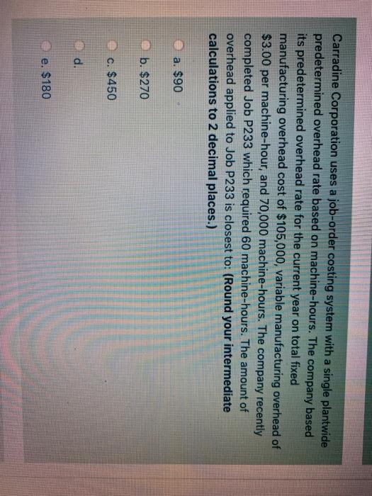 Solved Placker Corporation uses a job-order costing system | Chegg.com